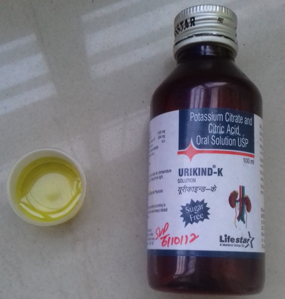 Urikind - K (Potassium Citrate and Citric Acid Oral Solution) review