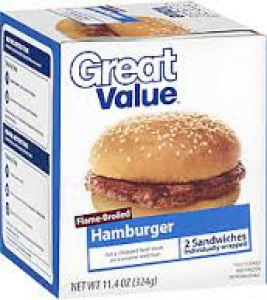 Great Value Flame-Broiled Hamburger review