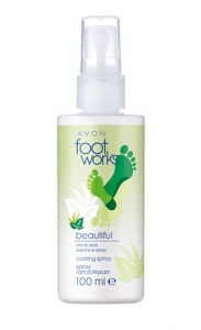 Footworks Beautiful Mint and Aloe Cooling Foot Spray by Avon review