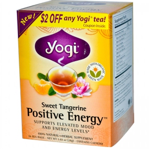 Yogi Sweet Tangerine Positive Energy Herbal Tea review