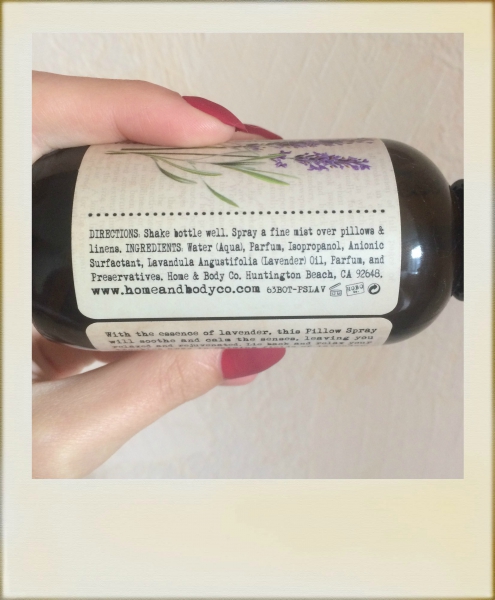 Botanical therapy calming pillow spray review
