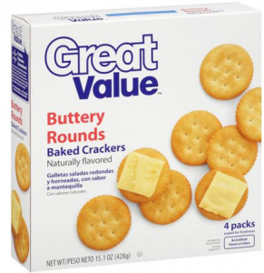 Great Value Buttery Rounds Baked Crackers review