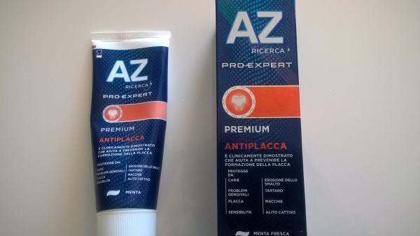 AZ Pro-expert Premium Antiplacca toothpaste review
