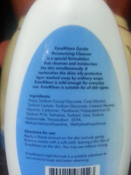 EMOLKLEEN Gentle Moisturizing Cleanser review