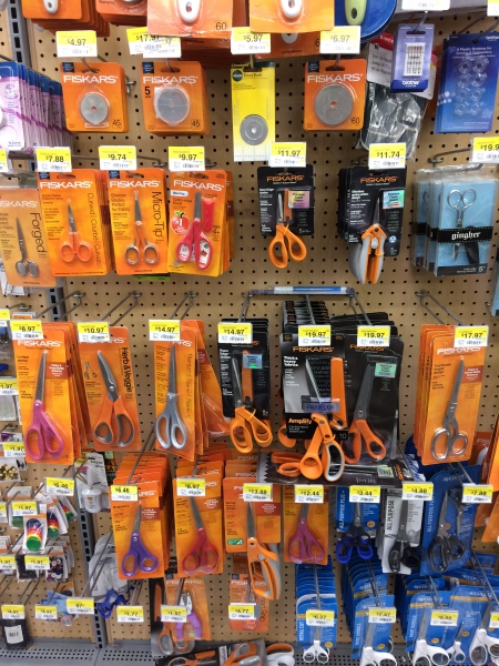 Wal-Mart Super Center Sewing and Crafts Department review