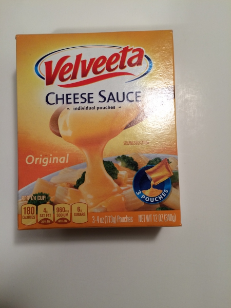 Velveeta Cheese Sauce Box Packets review