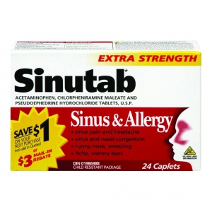 Sinutab Extra Strength Sinus Capsules review