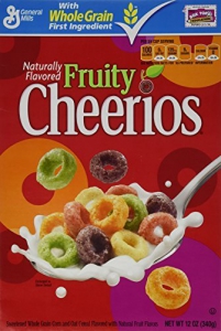 Naturally Flavored Whole Grain Fruity Cheerios 12 Ounce Box review