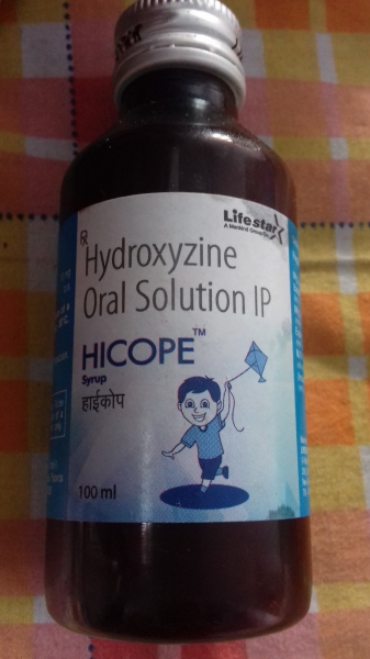 Hicope Syrup (Hydroxyzine Oral Solution IP) review
