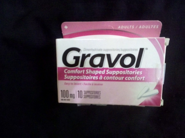 Gravol Comfort Shaped Suppositories review