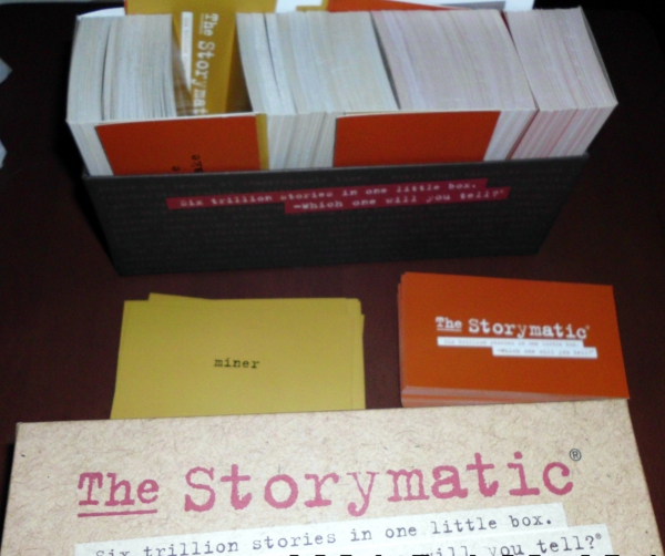 Writing prompt, parlor game: The Storymatic Classic review