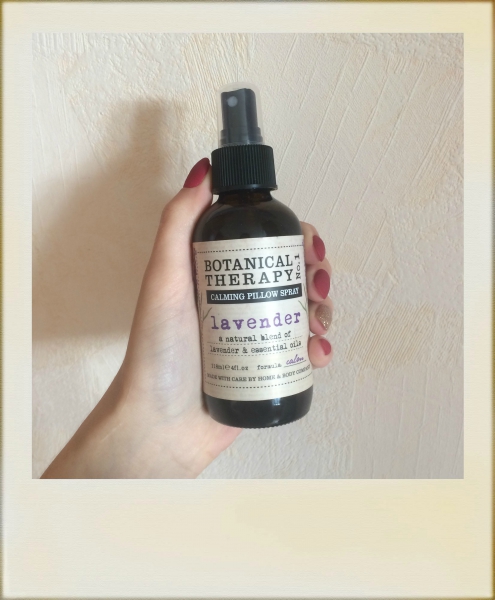 Botanical therapy calming pillow spray review