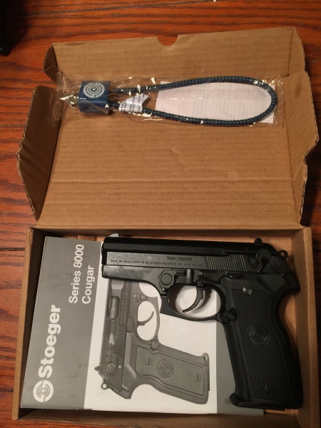 Stoeger Cougar Model 31701 pistol in .40 S&W caliber review