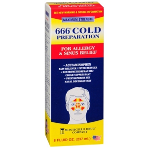 666 Maximum Strength Cold Preparation Liquid 4 oz review
