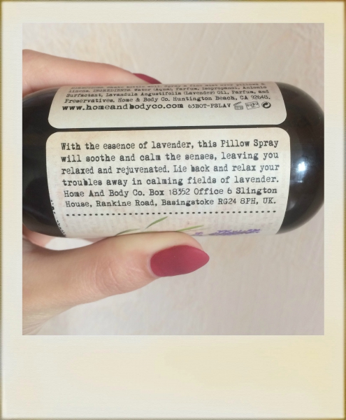 Botanical therapy calming pillow spray review