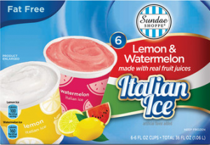 Sundae Shoppe Lemon Watermelon Italian Ice review