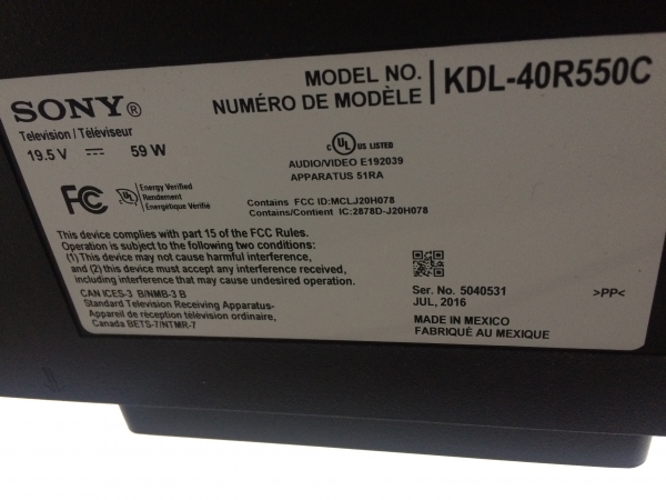 Sony TV - Bravia KDL-40R550C review