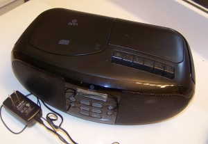 Onn Portable CD Player Boombox w/Cassette Recorder review