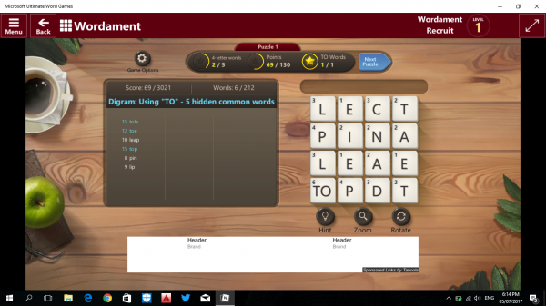 Microsoft Ultimate Word Games (Game on Windows) review